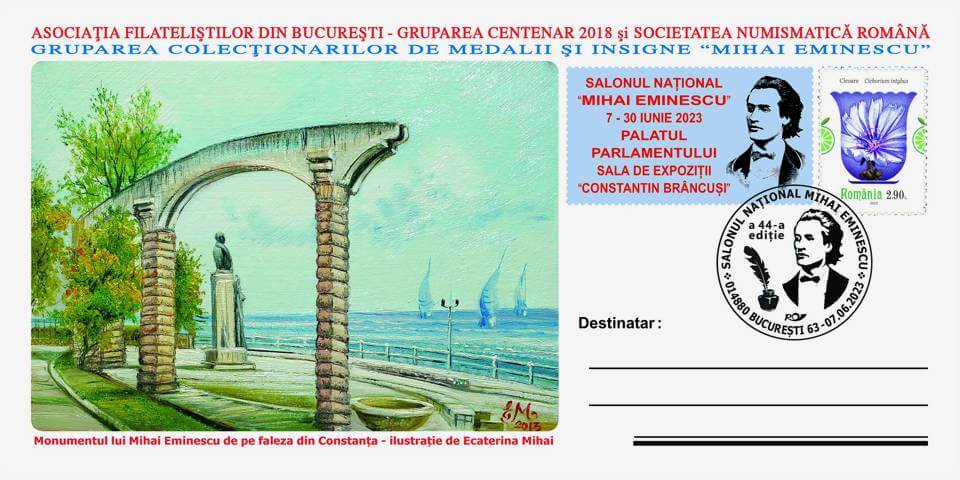 Jurnalul filatelic: Plic filatelic dedicat Salonului Național „Mihai ...