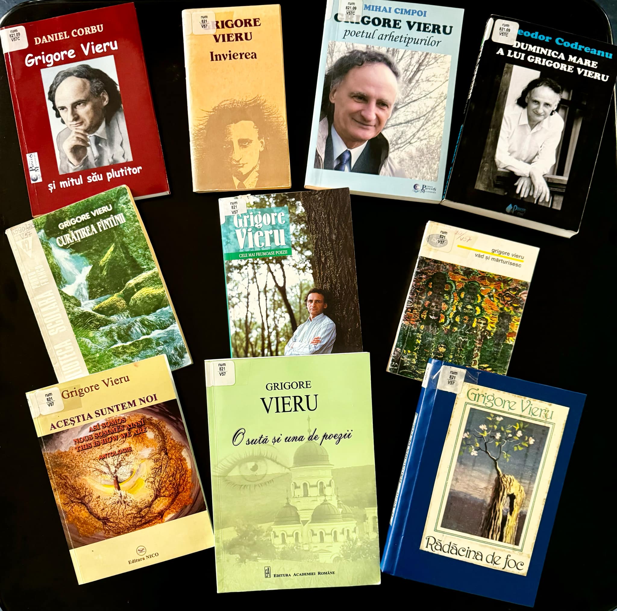 ,,Grigore Vieru – poet al neamului” – 90 de ani de la nașterea poetului – vitrină de carte – BJPD